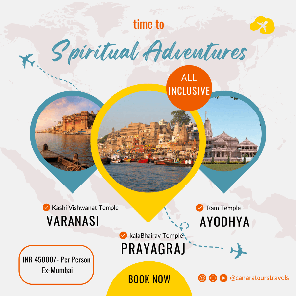 Visit Spiritual Tour of Varanasi, Prayagraj, and Ayodhya